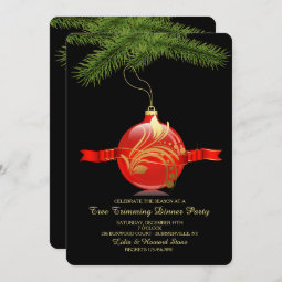 Tree Trimming Party Invitation | Zazzle