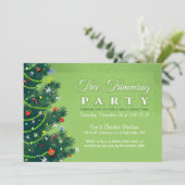 Tree Trimming Party Invitation - Green Tree | Zazzle
