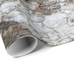 Tree Wood Bark Wrapping Paper | Zazzle