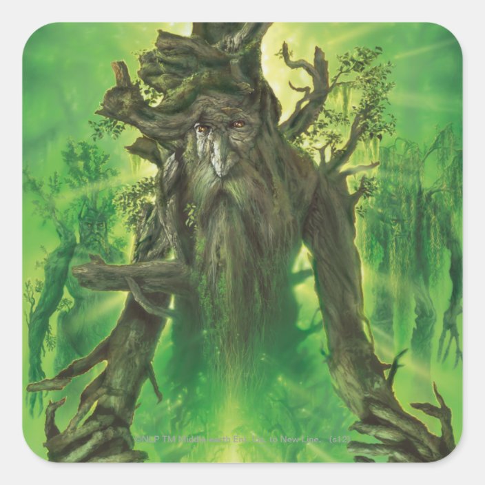Treebeard Square Sticker | Zazzle.com