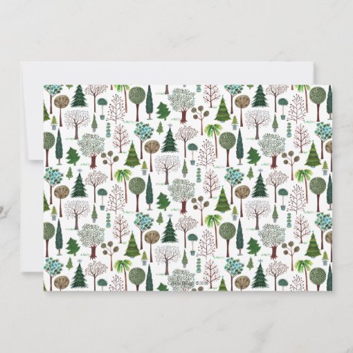 Trees Forest Woodland | Wedding | Thank you Card | Zazzle