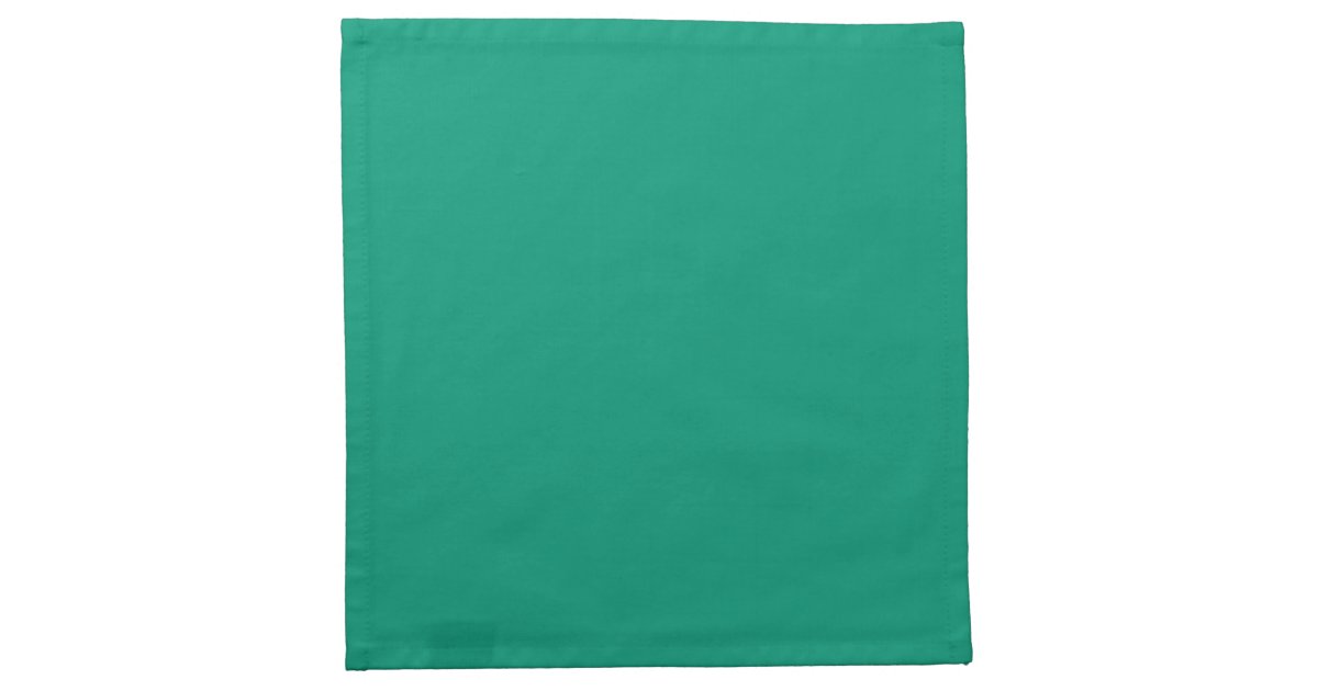 Trend Color - Jade Green Cloth Napkins | Zazzle