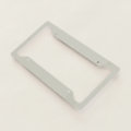Trend Color Light Silver Gray License Plate Frame | Zazzle