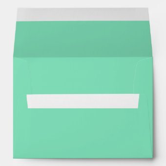 Trend Color - Minty Green - Solid Envelope | Zazzle