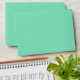 Trend Color - Minty Green - Solid Envelope | Zazzle