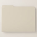 Trend Color - Natural Beige File Folder | Zazzle