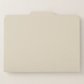 Trend Color - Natural Beige File Folder | Zazzle