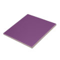 Trend Color - Plum Purple Decorative Ceramic Tile | Zazzle