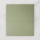 Trend Color -Reed Green Folded Place Card | Zazzle