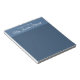 Trend Color - Serious Blue Classic Notepad | Zazzle