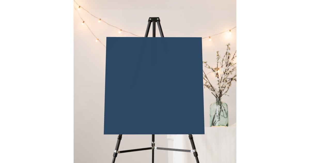 Trend Color - Serious Blue Foam Board | Zazzle