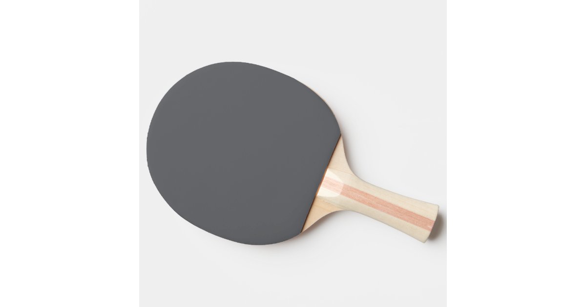 Trend Color - Slate Gray Ping Pong Paddle | Zazzle