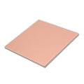 Trend Color - Soft Peach Ceramic Tile | Zazzle