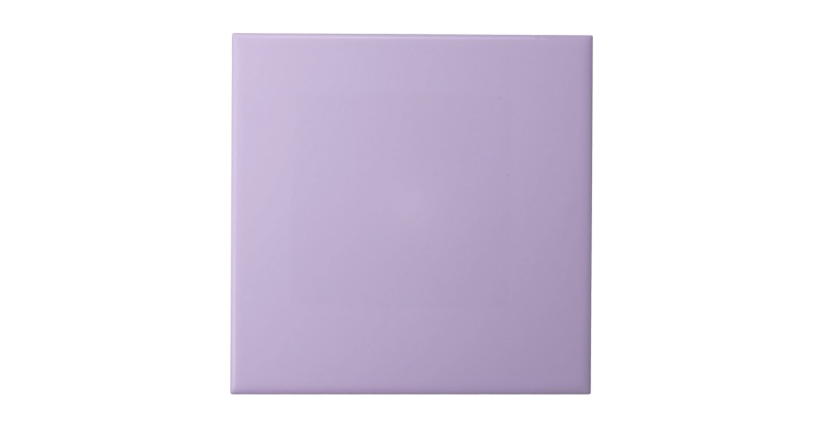 Trend Color - Soft Violet Ceramic Tile | Zazzle
