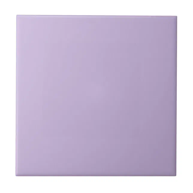 Trend Color - Soft Violet Ceramic Tile | Zazzle