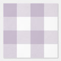 Trendy 6" Light Purple Gingham Buffalo Check Wallpaper | Zazzle
