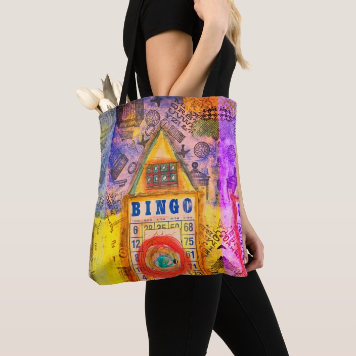 Trendy and Stylish Lucky Bingo Tote Bag | Zazzle.com