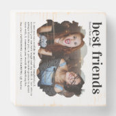 Trendy Best Friends Photo Dictionary Definition Wooden Box Sign | Zazzle