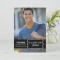 Trendy Black Label Class of 2013 Graduation Card | Zazzle