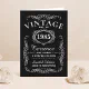 Trendy Black & White Typography Birthday Card | Zazzle