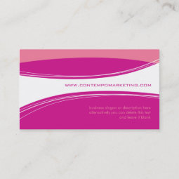 TRENDY BUSINESS CARD :: contempo 10AL | Zazzle