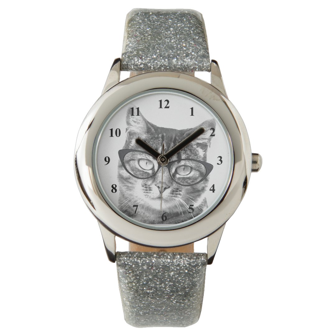 Trendy cat watch for women | Zazzle