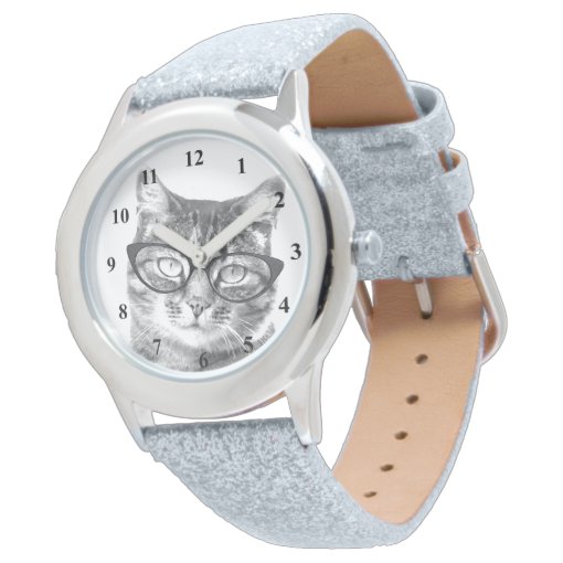 Trendy cat watch for women | Zazzle