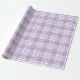 Trendy Checkered Pattern Of Violet Pink Blue Wrapping Paper | Zazzle