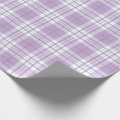 Trendy Checkered Pattern Of Violet Pink Blue Wrapping Paper | Zazzle