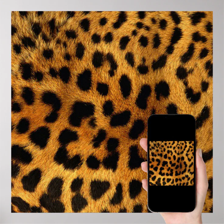 trendy chic animal pattern brown leopard print | Zazzle