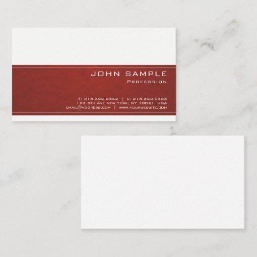 Trendy Creative Professional Modern Design Classy Business Card | Zazzle