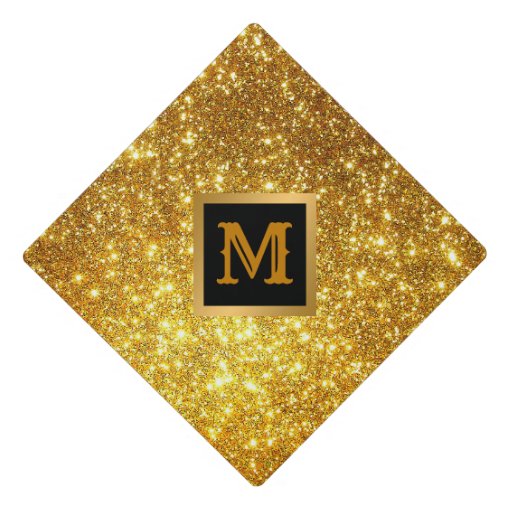 Trendy Customize Gold Glitter Graduation Graduatio Graduation Cap ...