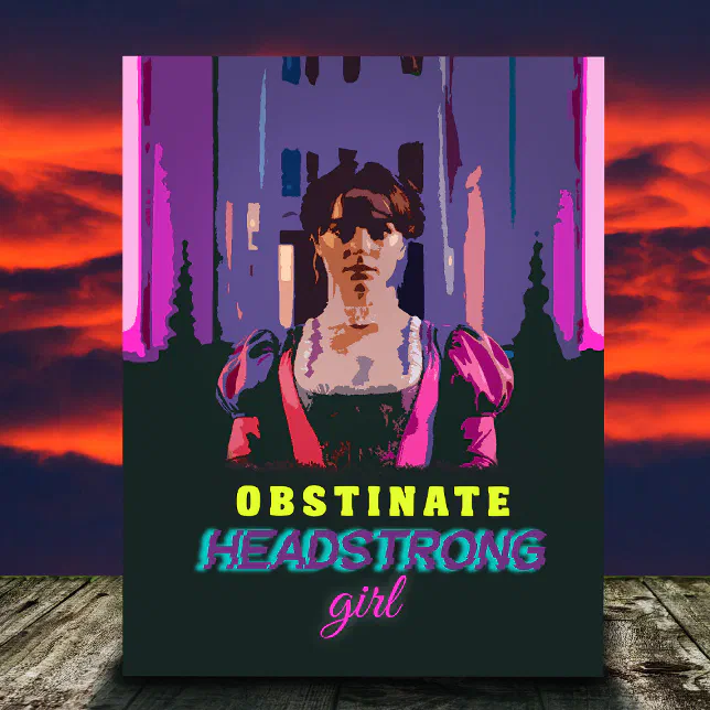 Trendy Cyberpunk Obstinate Headstrong Girl Postcard | Zazzle