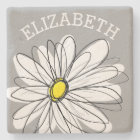 White Daisies Stone Coaster | Zazzle.com