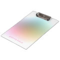 Trendy Elegant Modern Colorful Template Clipboard | Zazzle