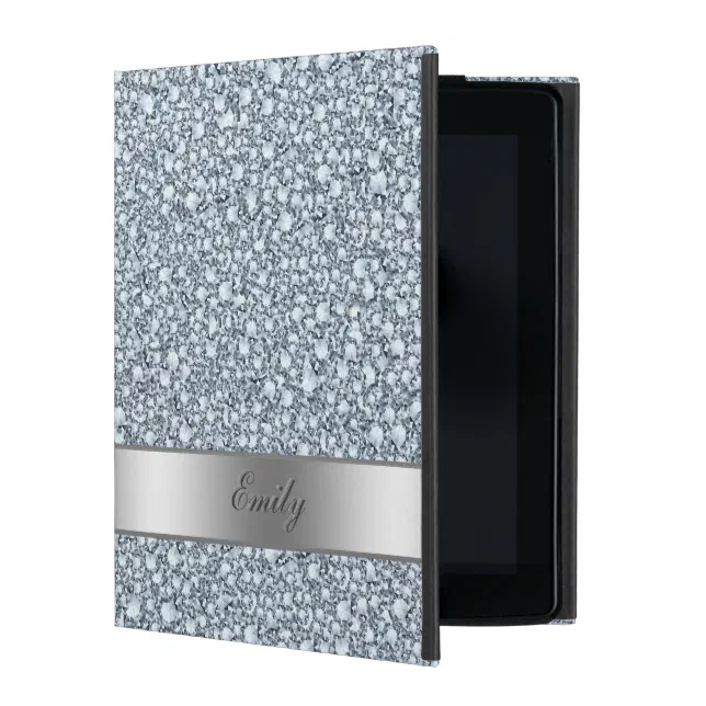 Trendy Encrusted Diamonds Glitter Pattern iPad Cover | Zazzle