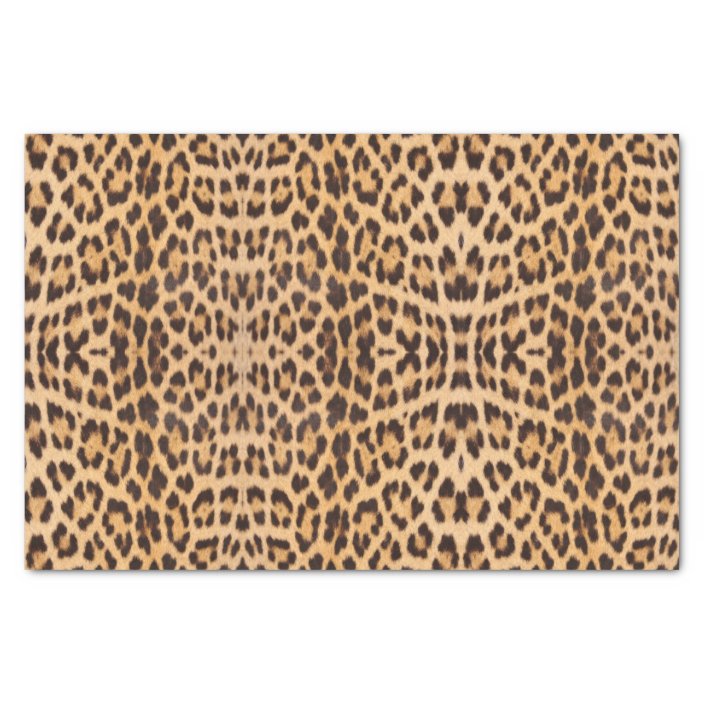 trendy girly chic wild safari leopard print tissue paper | Zazzle.com