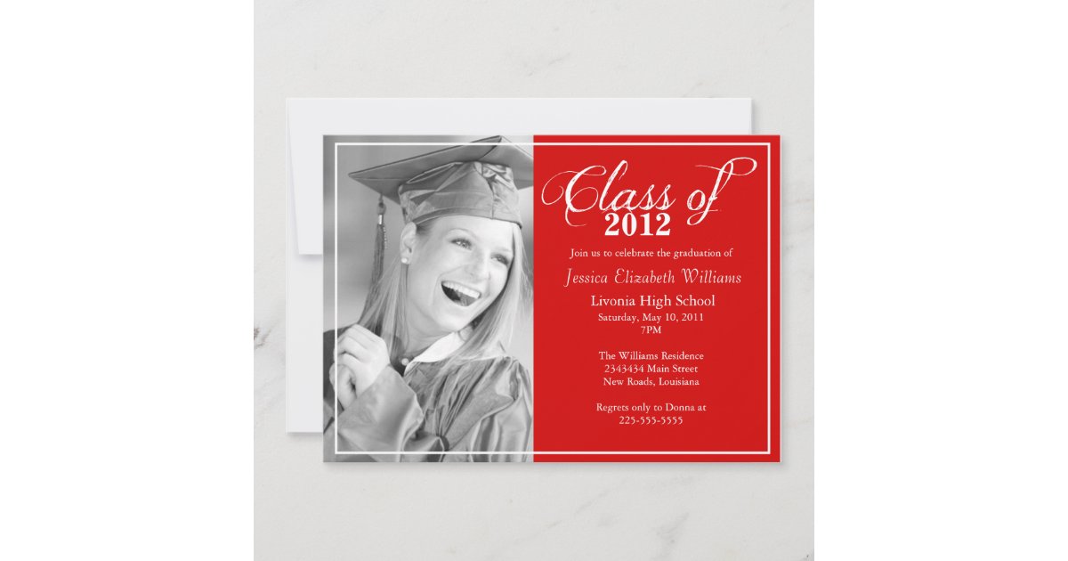 Trendy Graduation Invitation | Zazzle