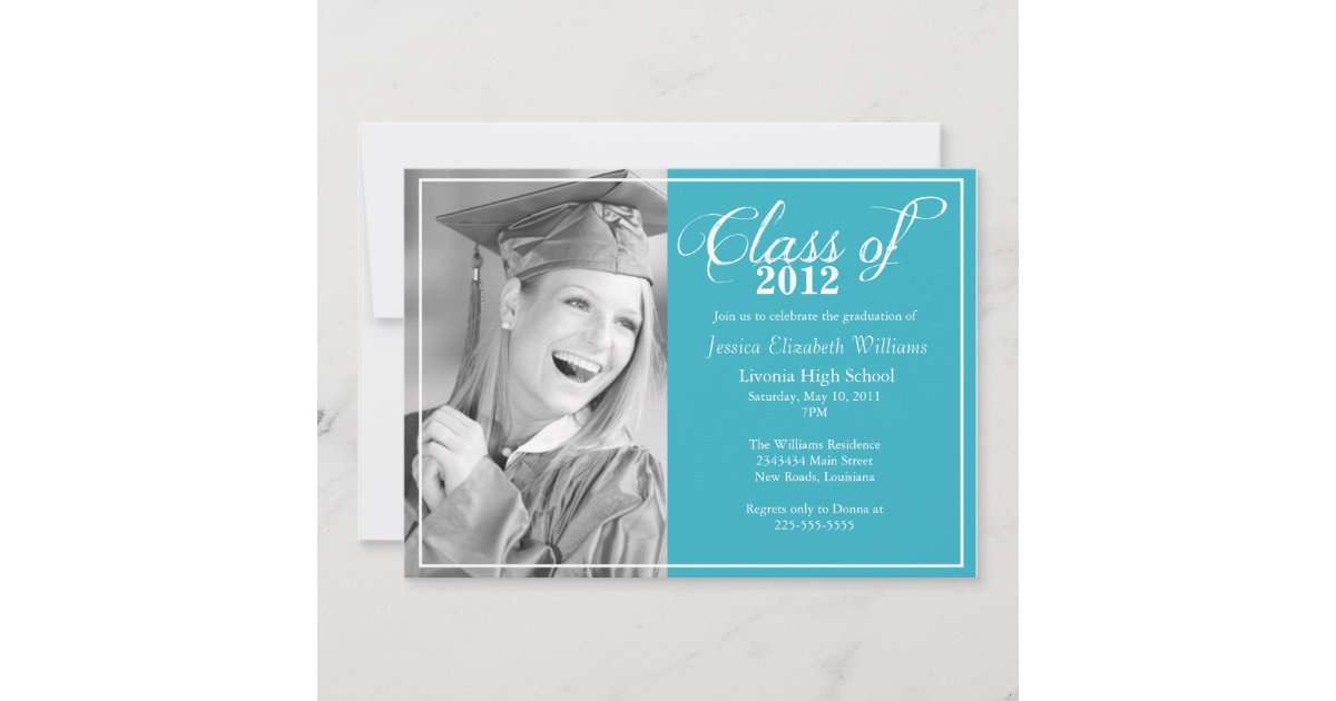 Trendy Graduation Invitation | Zazzle