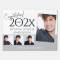 Trendy Graduation Photo Collage Yard Sign | Zazzle