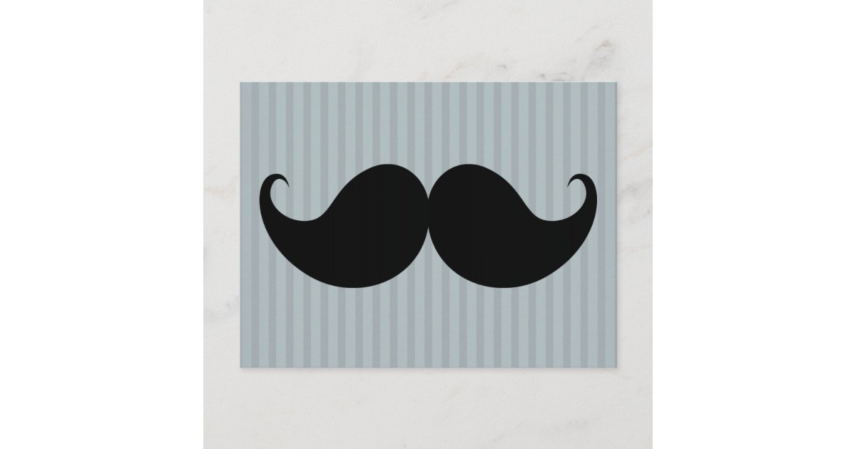 Trendy Handlebar Mustache Moustache Stache Postcard | Zazzle