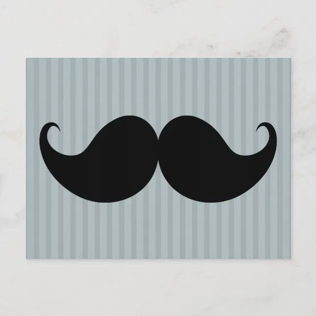 Trendy Handlebar Mustache Moustache Stache Postcard | Zazzle