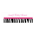 Trendy Hot Pink Zebra Print Banner Sign | Zazzle