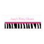 Trendy Hot Pink Zebra Print Banner Sign | Zazzle