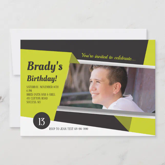 Trendy Image Photo Invitation | Zazzle