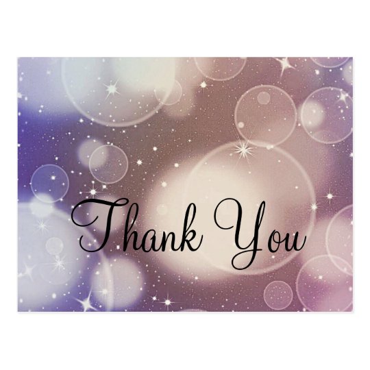 Trendy Inexpensiv Gold Glitter Sparkle Thank You Postcard | Zazzle.com