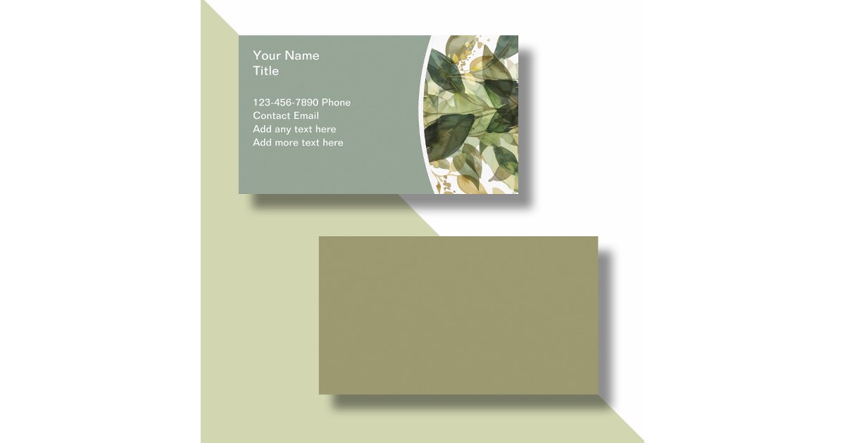 Trendy Ladies Personal Contact Cards | Zazzle