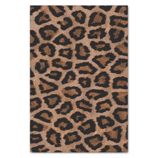 Trendy Leopard Cheetah Animal Print Pattern Tissue Paper | Zazzle