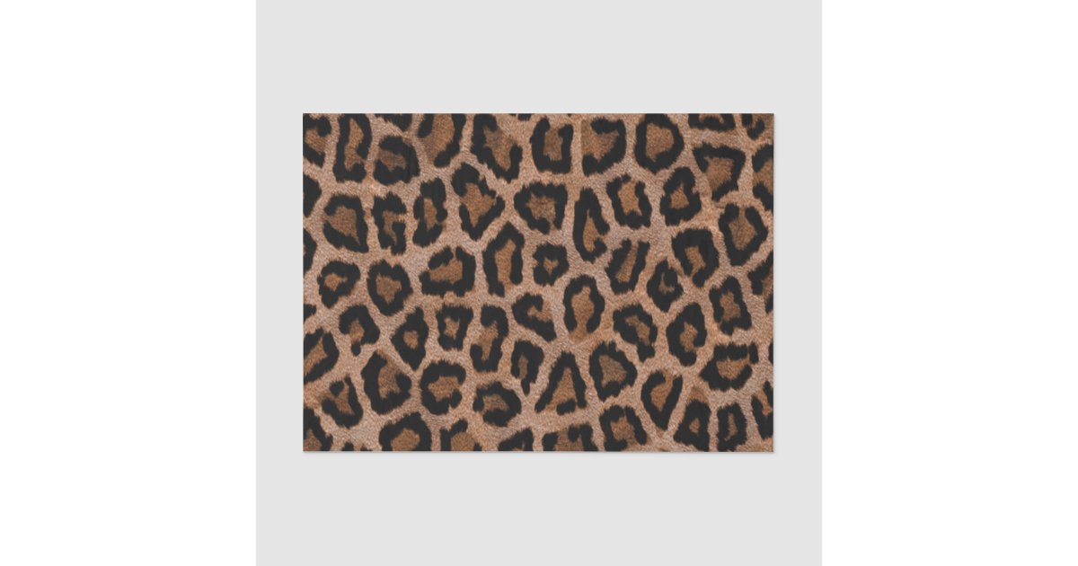 Trendy Leopard Cheetah Animal Print Pattern Tissue Paper | Zazzle