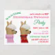 Trendy Llama Christmas Sweater Party Invitation Postcard | Zazzle